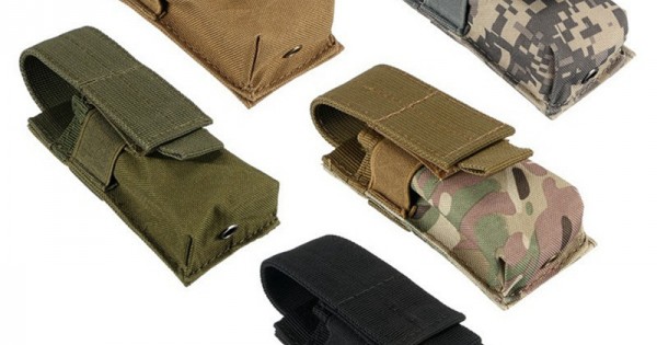 M5 small flashlight bag, outdoor multi-functional tactical flashlight ...
